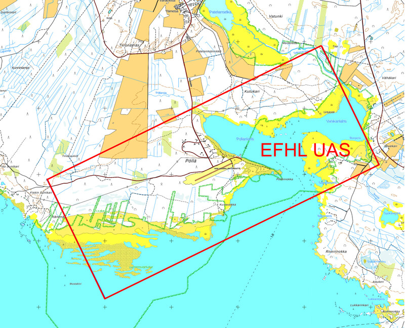 Hailuoto (EFHL) restrictive UAS geographical zone | Droneinfo