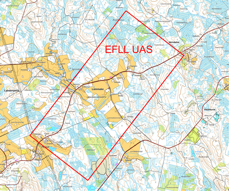 Lapinlahti (EFLL) restrictive UAS geographical zone | Droneinfo
