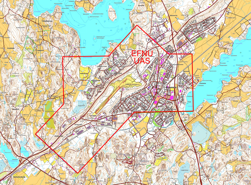 Nummela (EFNU) restrictive UAS geographical zone | Droneinfo