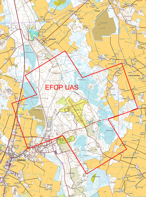 Oripää (EFOP) restrictive UAS geographical zone | Droneinfo