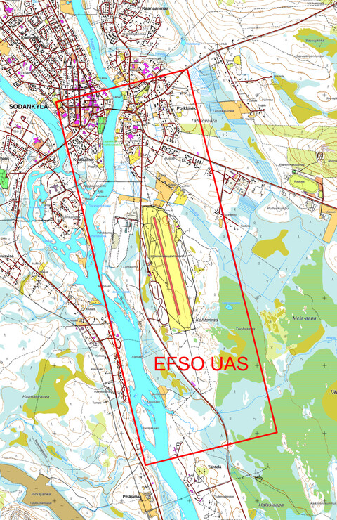 Sodankylä (EFSO) restrictive UAS geographical zone | Droneinfo